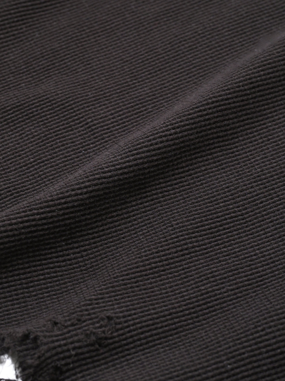 ANCELLM / DAMAGE WAFFLE CREW LS -D.BROWN – and father